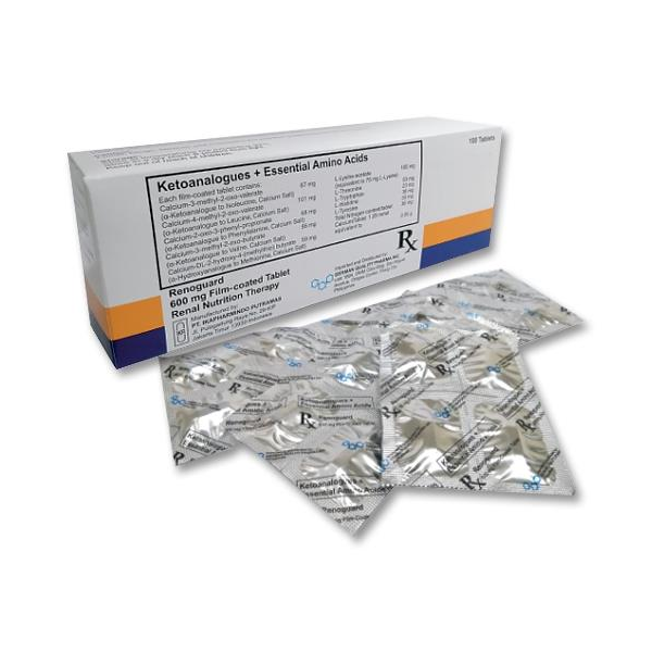 RENOGUARD Ketoanalogues / Essential Amino Acids 600mg Film-Coated ...